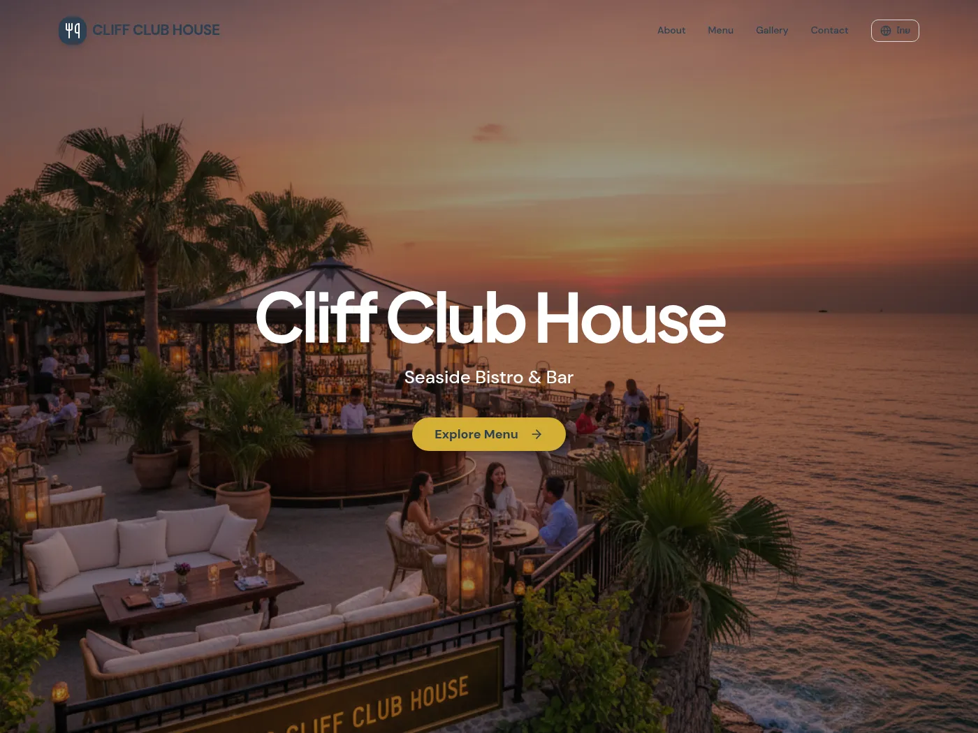 Dual-Language Eatery Site