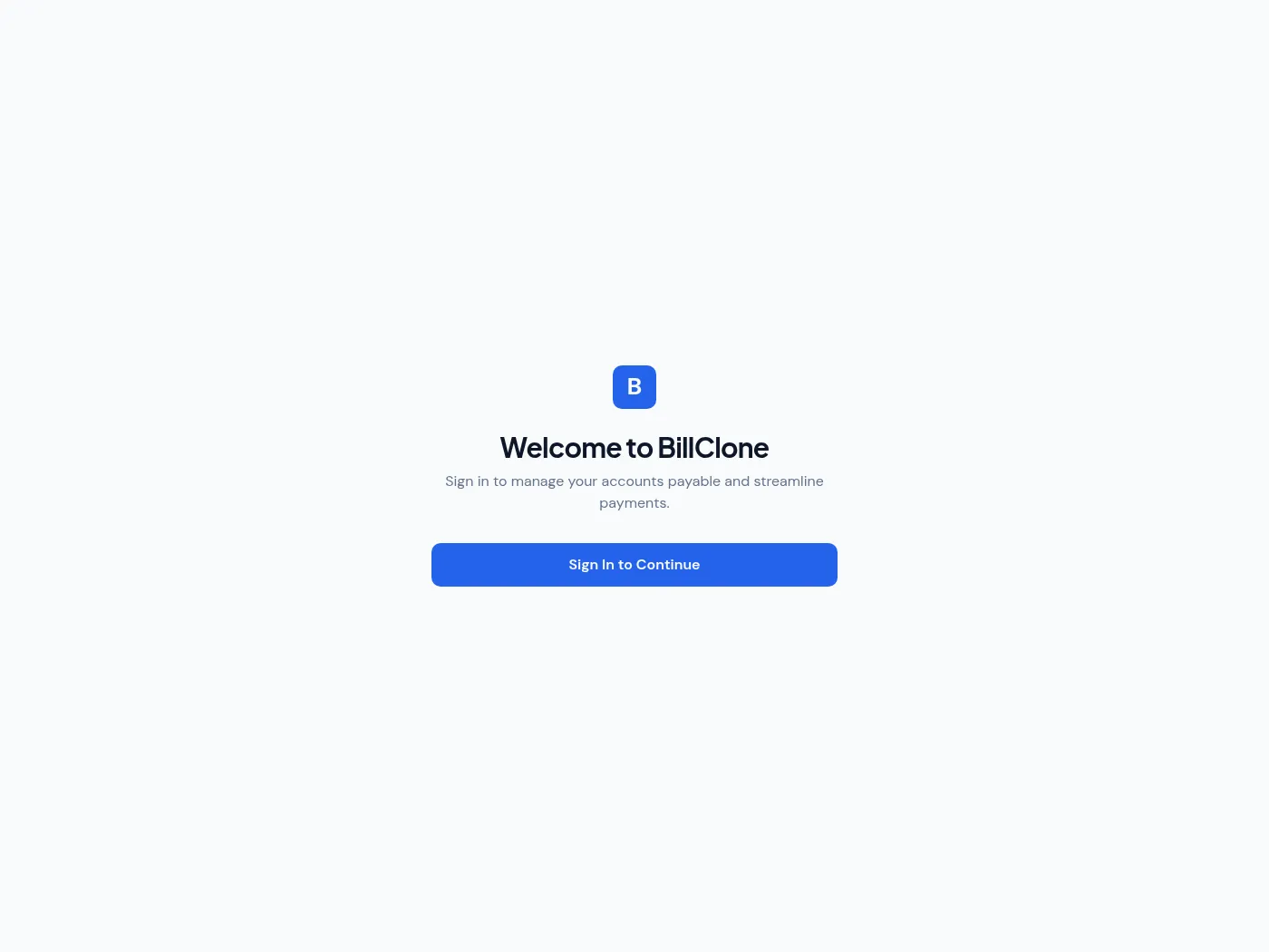 Bill.com Clone