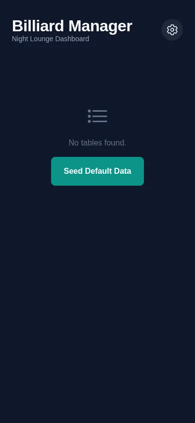 Billiard Manager App