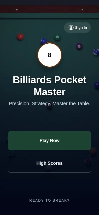 Billiards Pocket Master