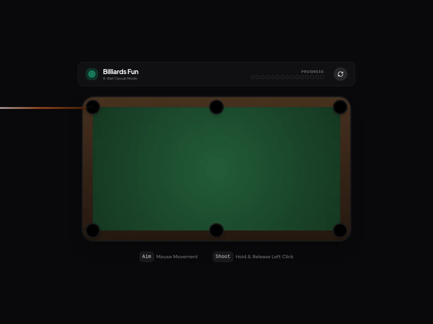 Bilardo Fun Game