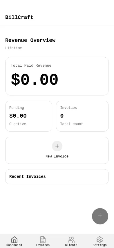 Billing Template App