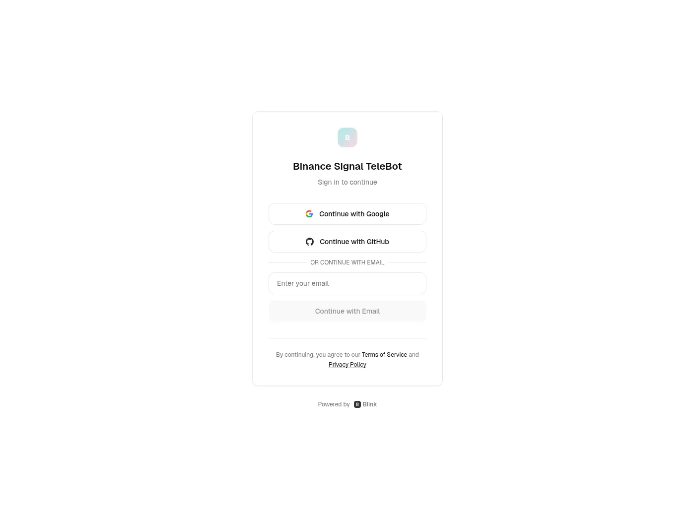 Binance Signal TeleBot