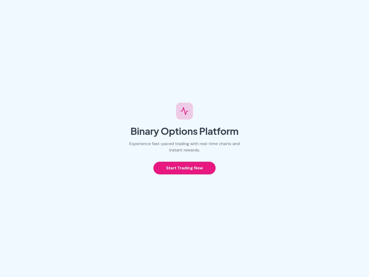 Binary Options Platform