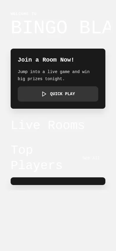 Bingo Game App