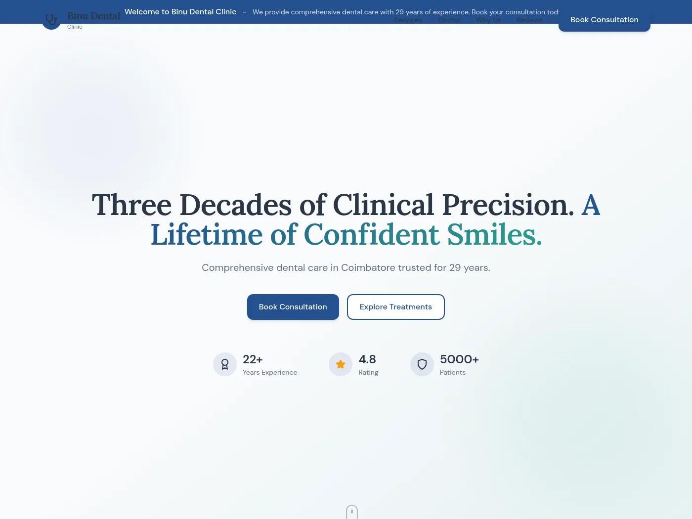 Binu Dental Experience