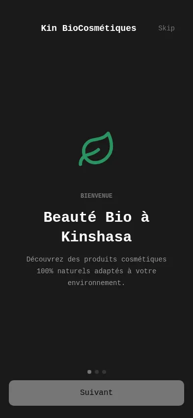 Kinshasa BioCosmetics App
