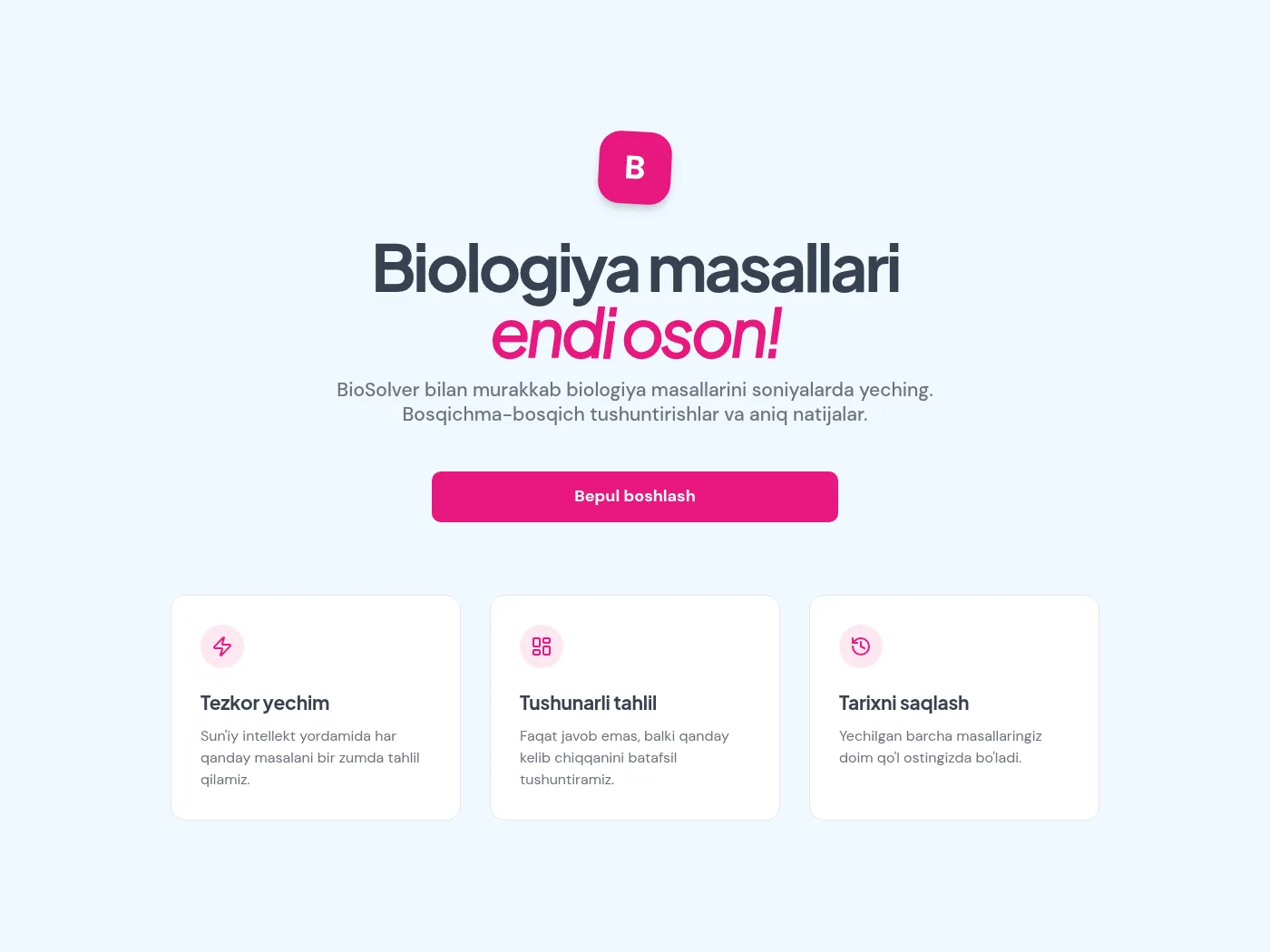 BioSolver