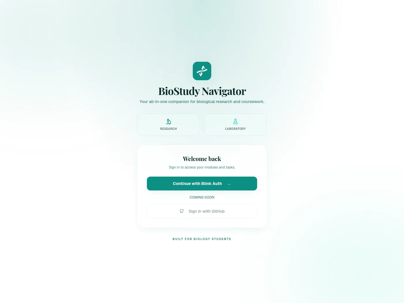 BioStudy Navigator
