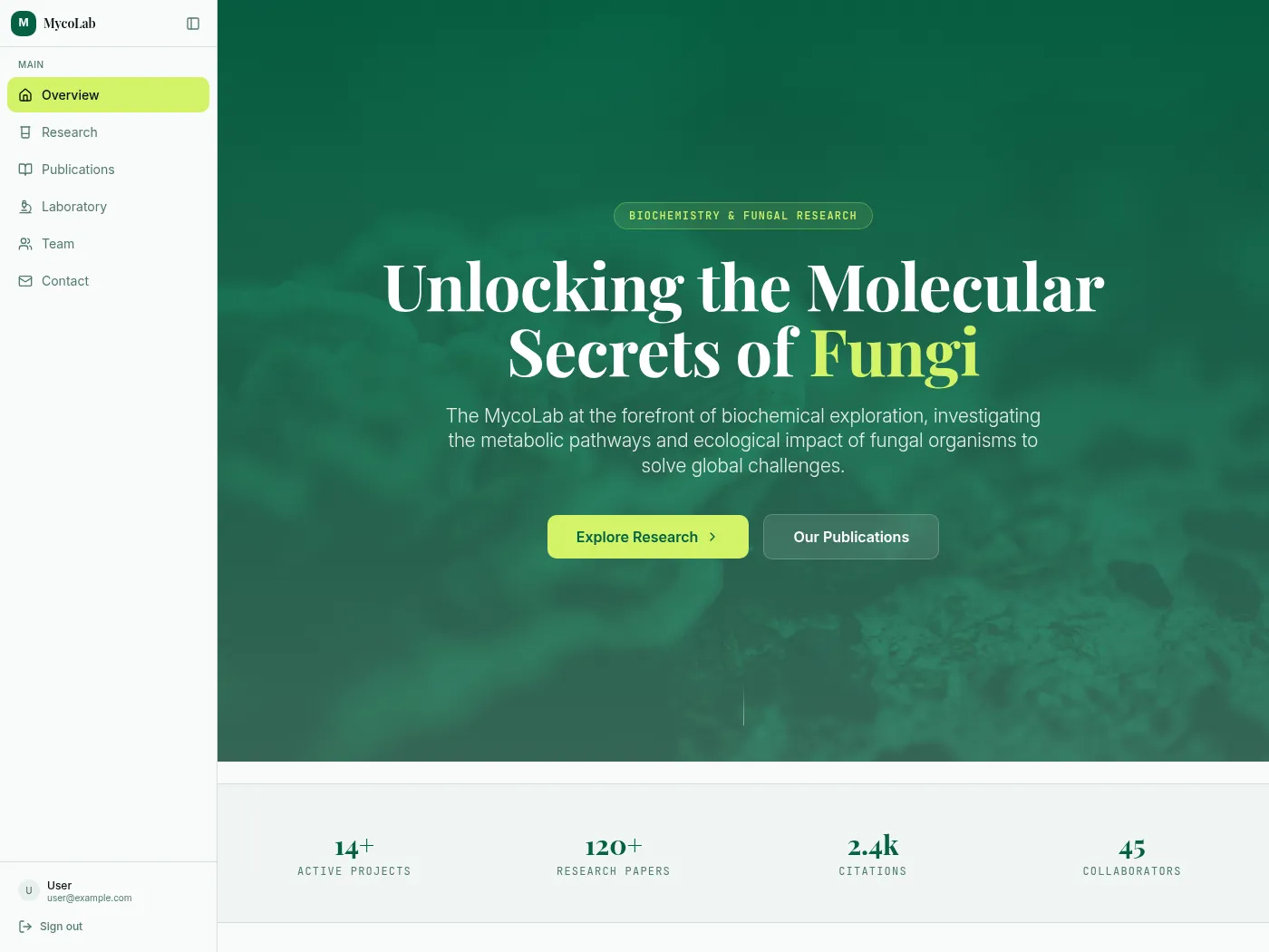 Biochemistry Lab Web