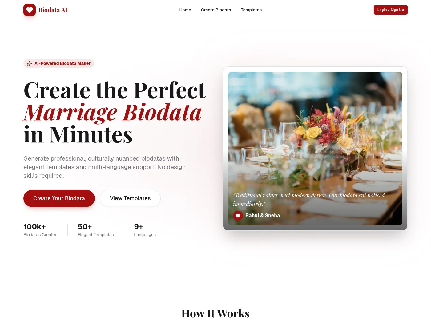 Biodata AI Clone