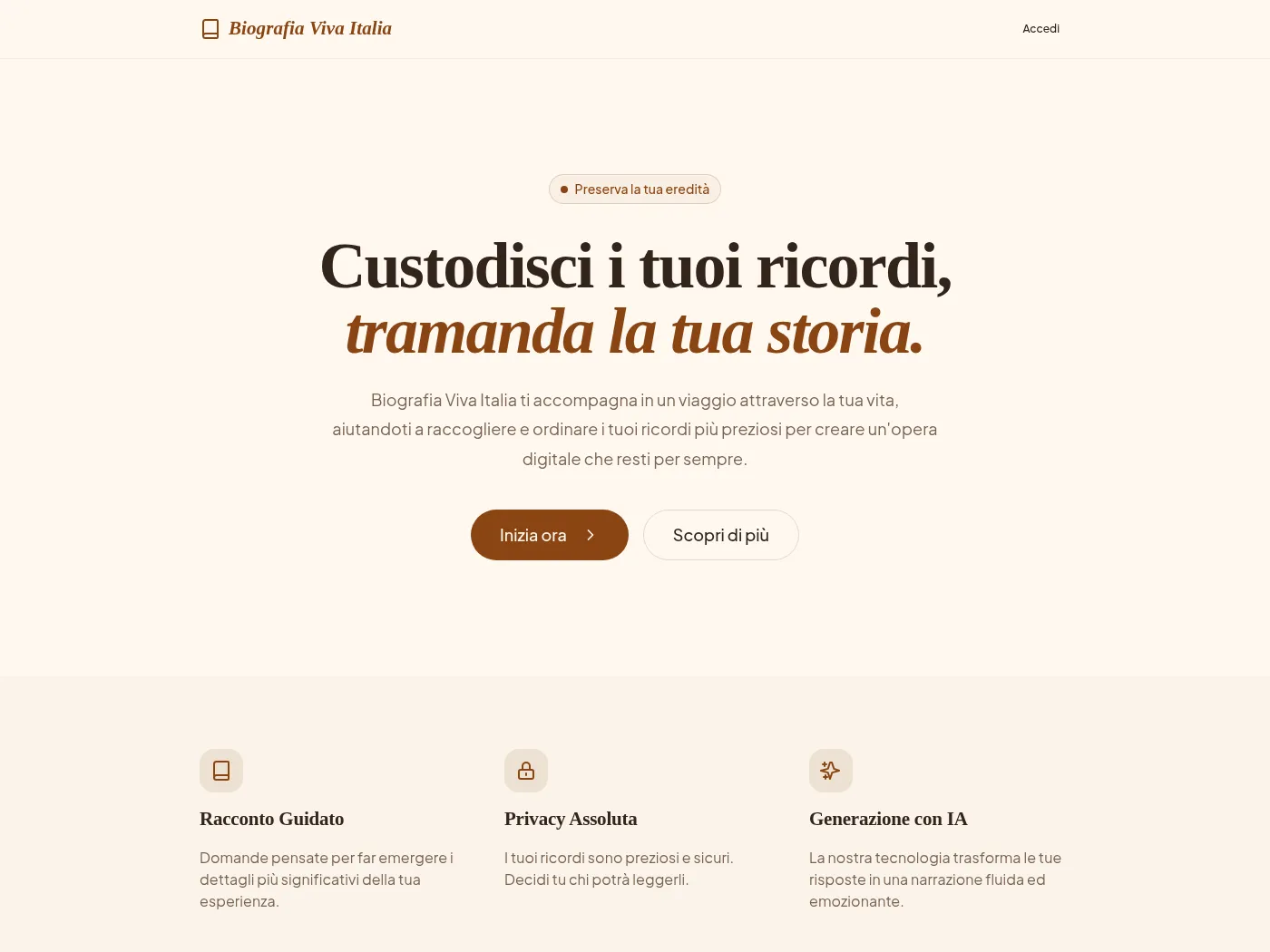 Biografia Viva Italia