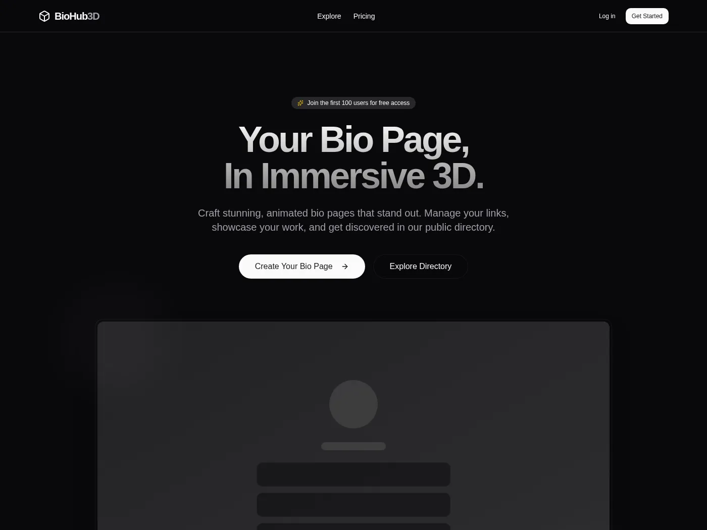 BioHub 3D Directory