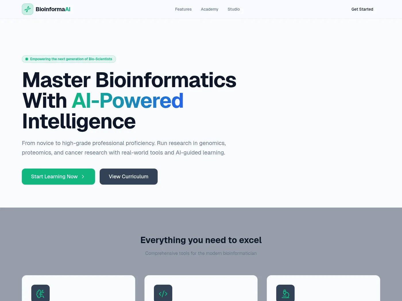 Bioinformatics AI Academy