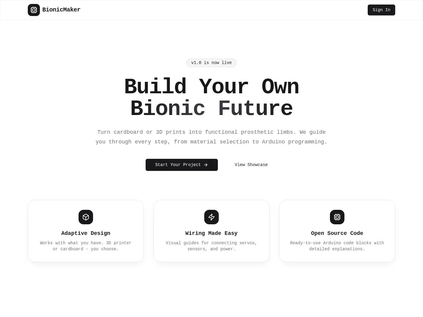 DIY Bionic Arm Maker