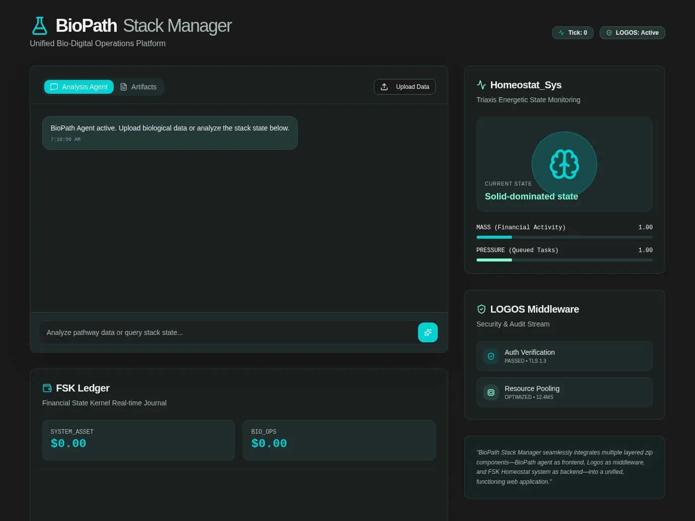 BioPath Stack Manager