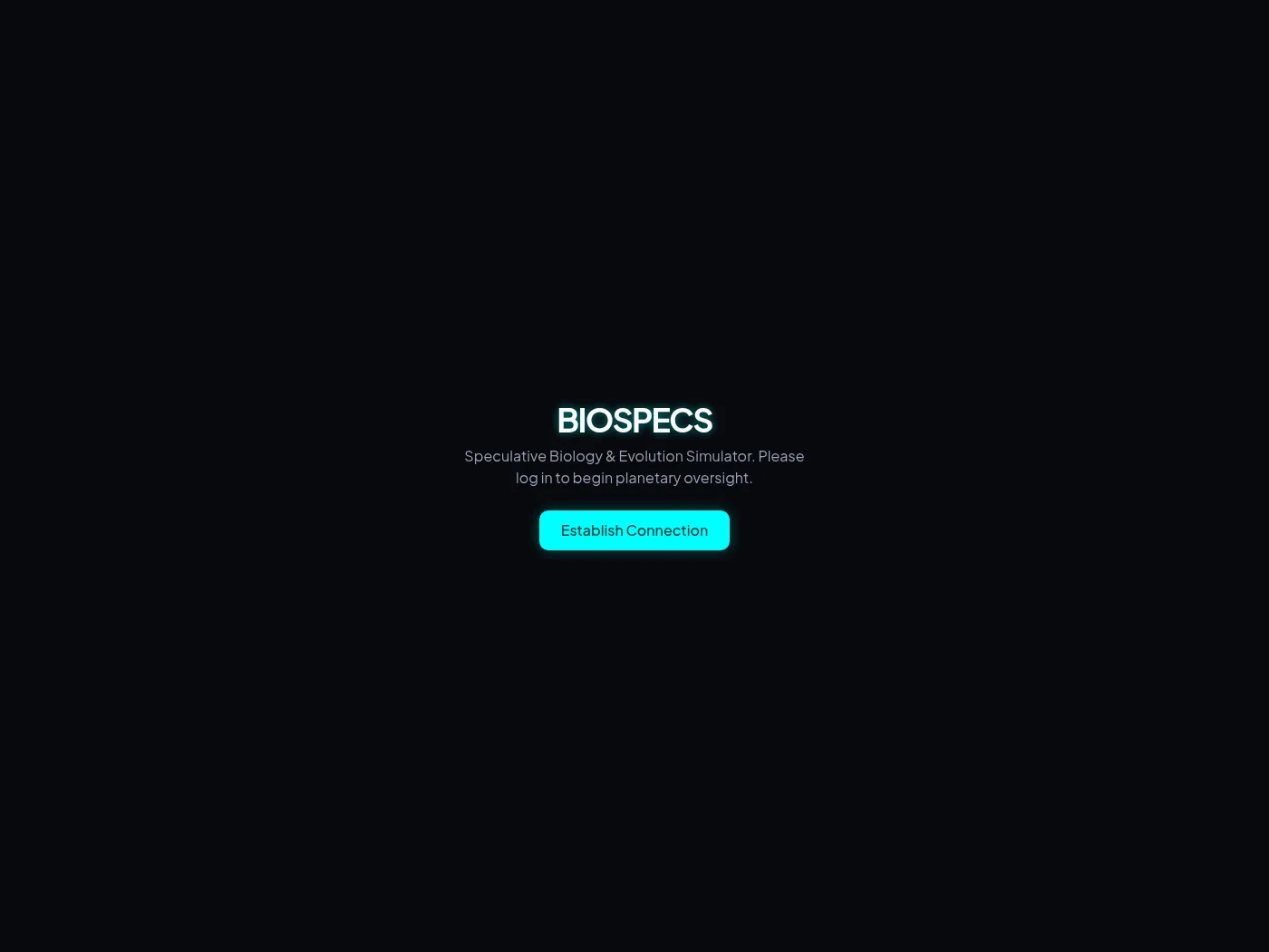 BioSpecs Evolution Simulator