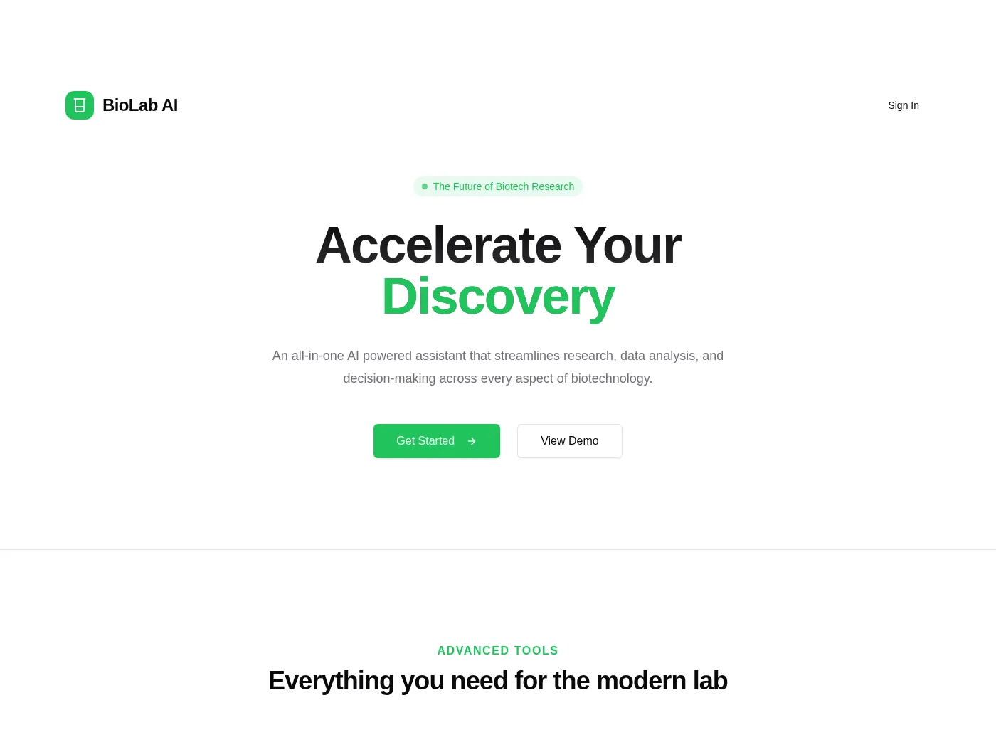 Biotech AI Assistant
