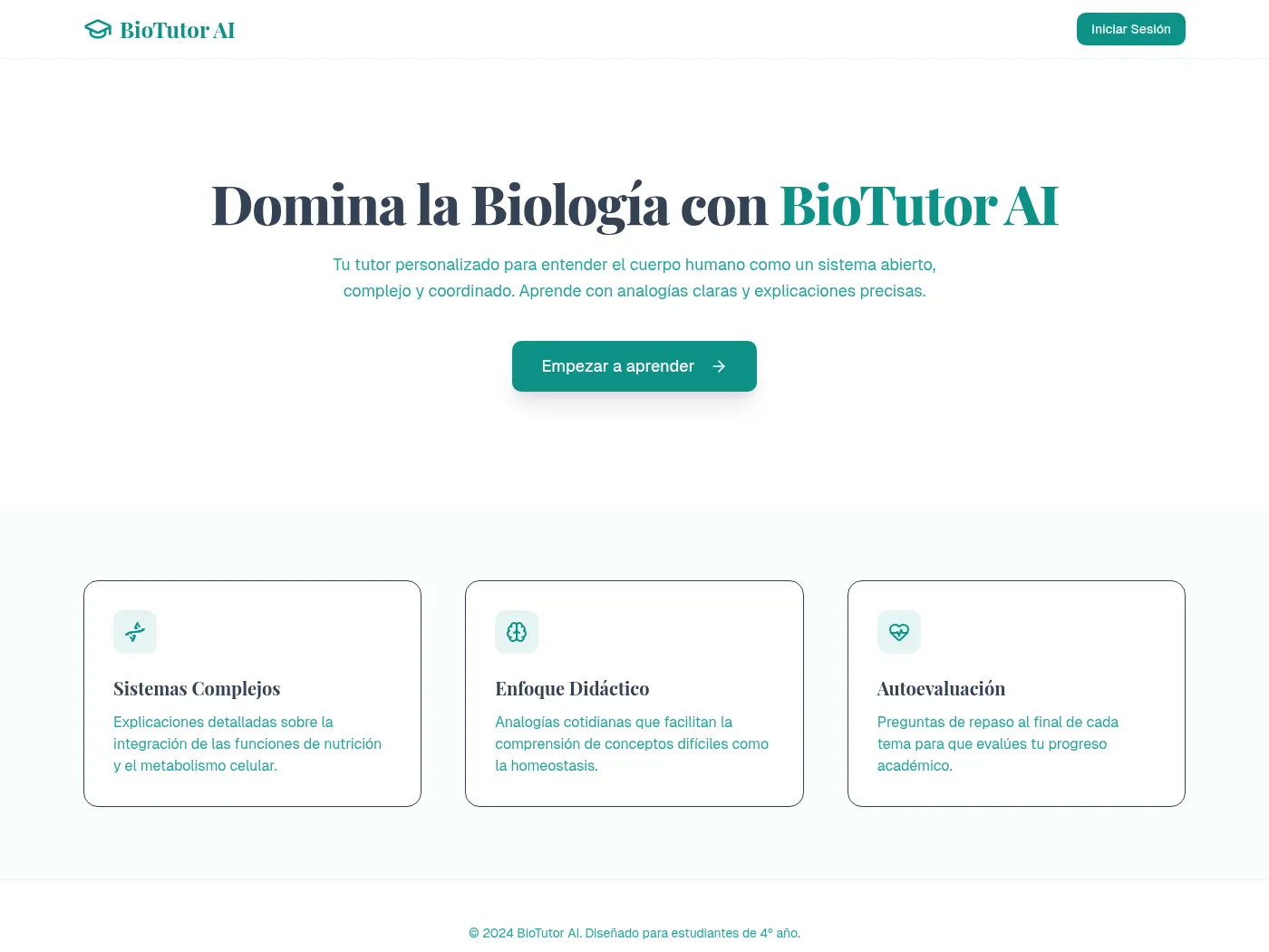 BioTutor AI Chatbot