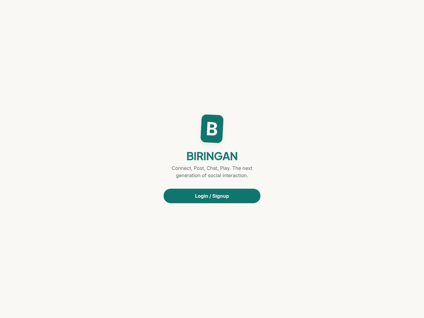 BIRINGAN Social+Fintech+Gaming