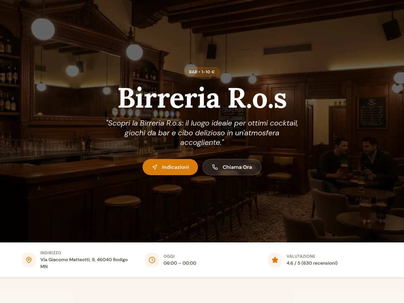 Birreria ROS Bar Finder