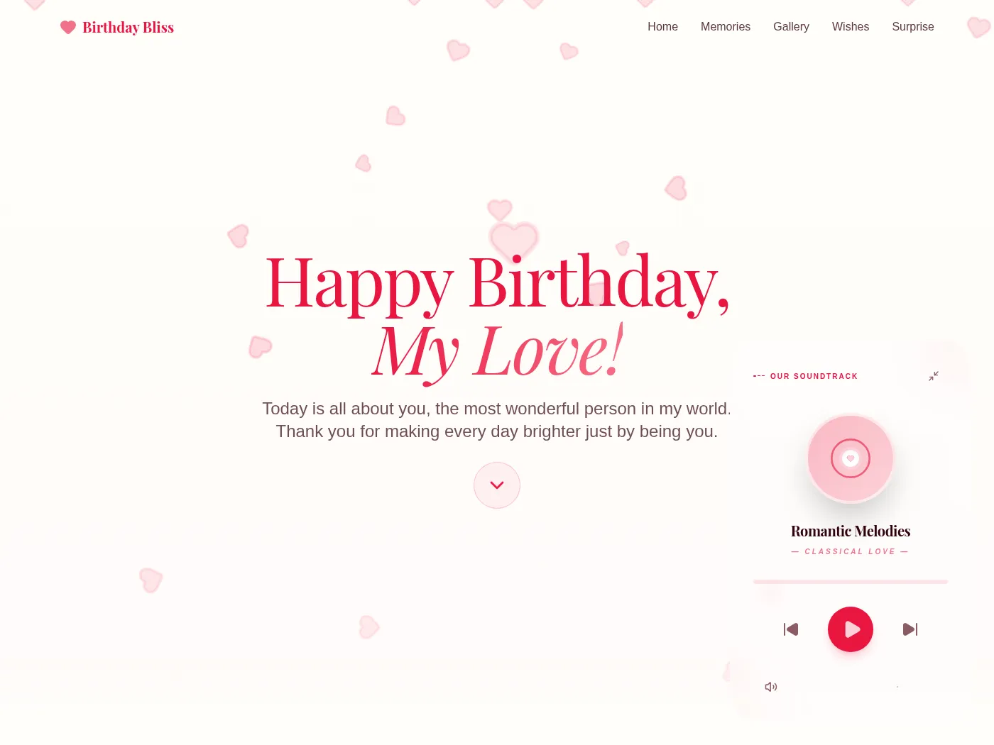 Birthday Bliss Portal