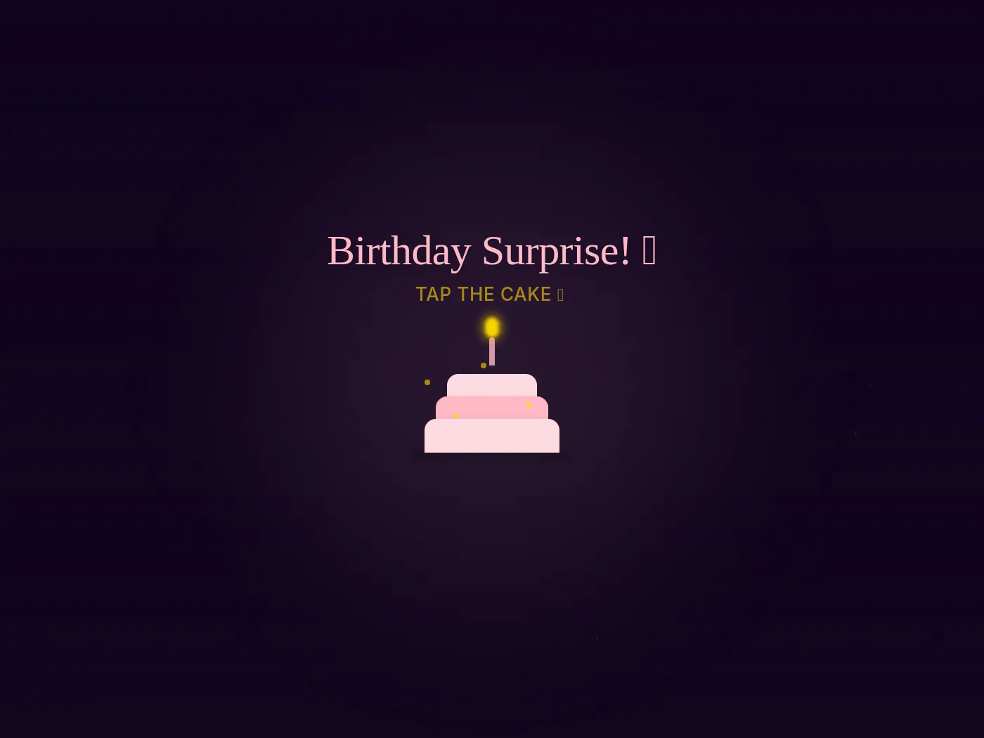 Birthday Surprise Animation