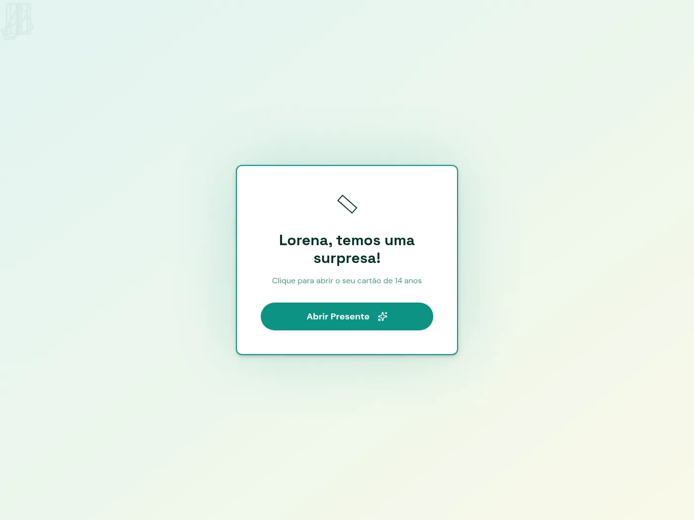 Lorena's 14th Birthday Card