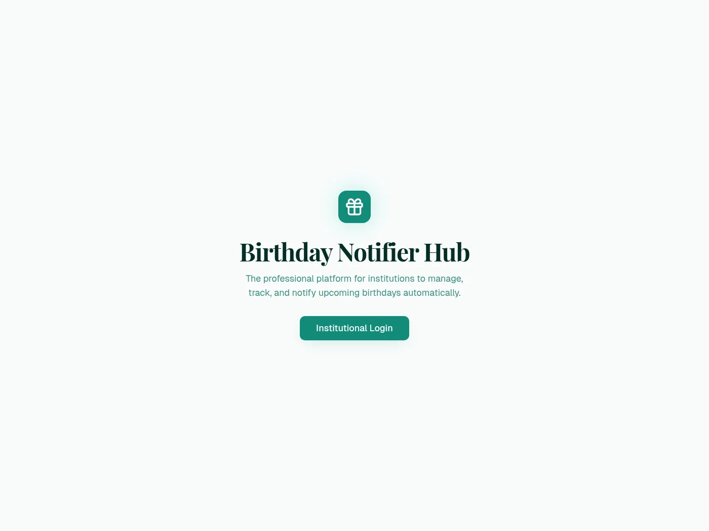Birthday Notifier Hub