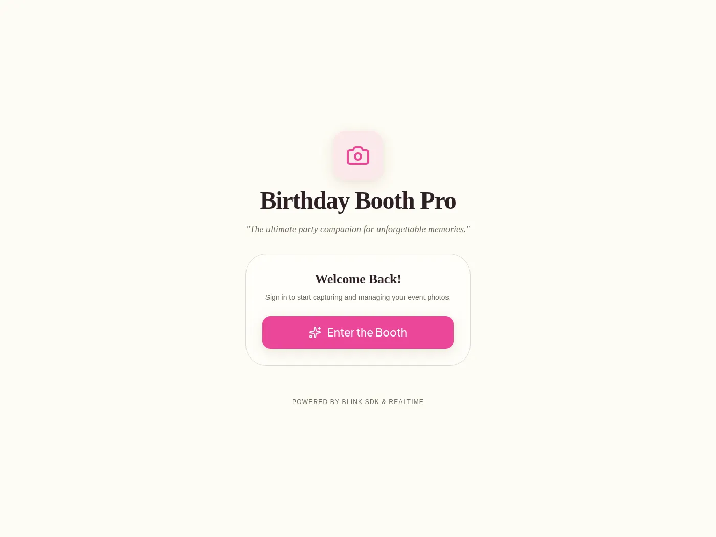Birthday Booth Pro