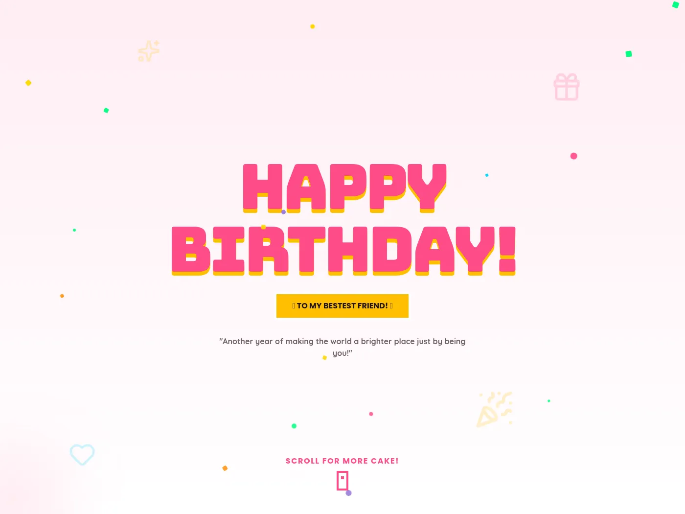 Birthday Surprise Hub