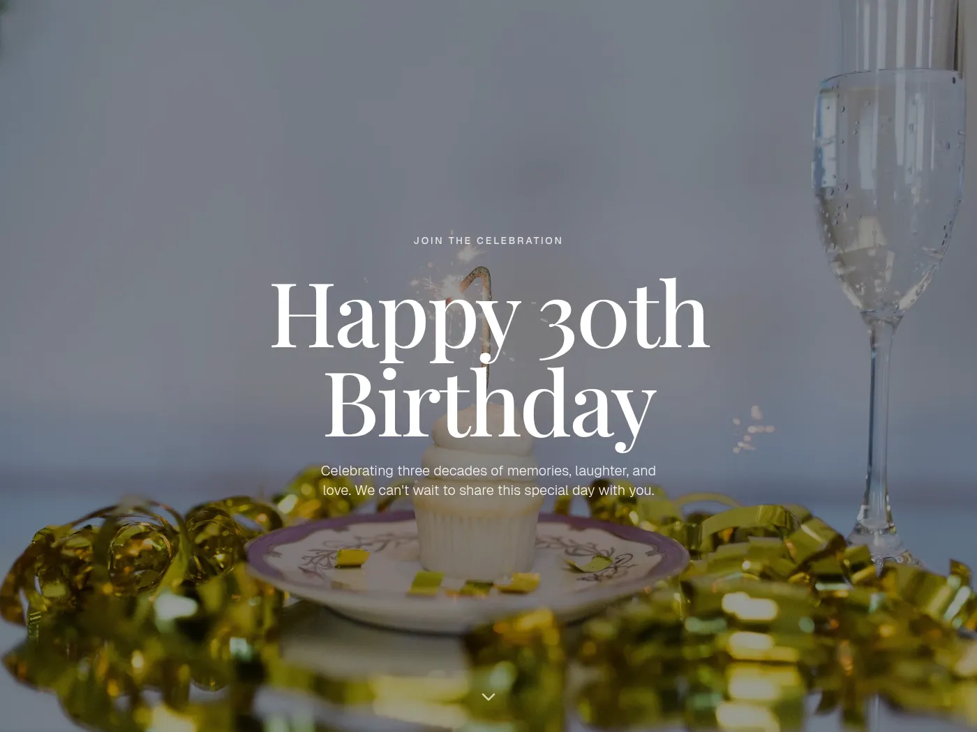 Birthday Showcase Site