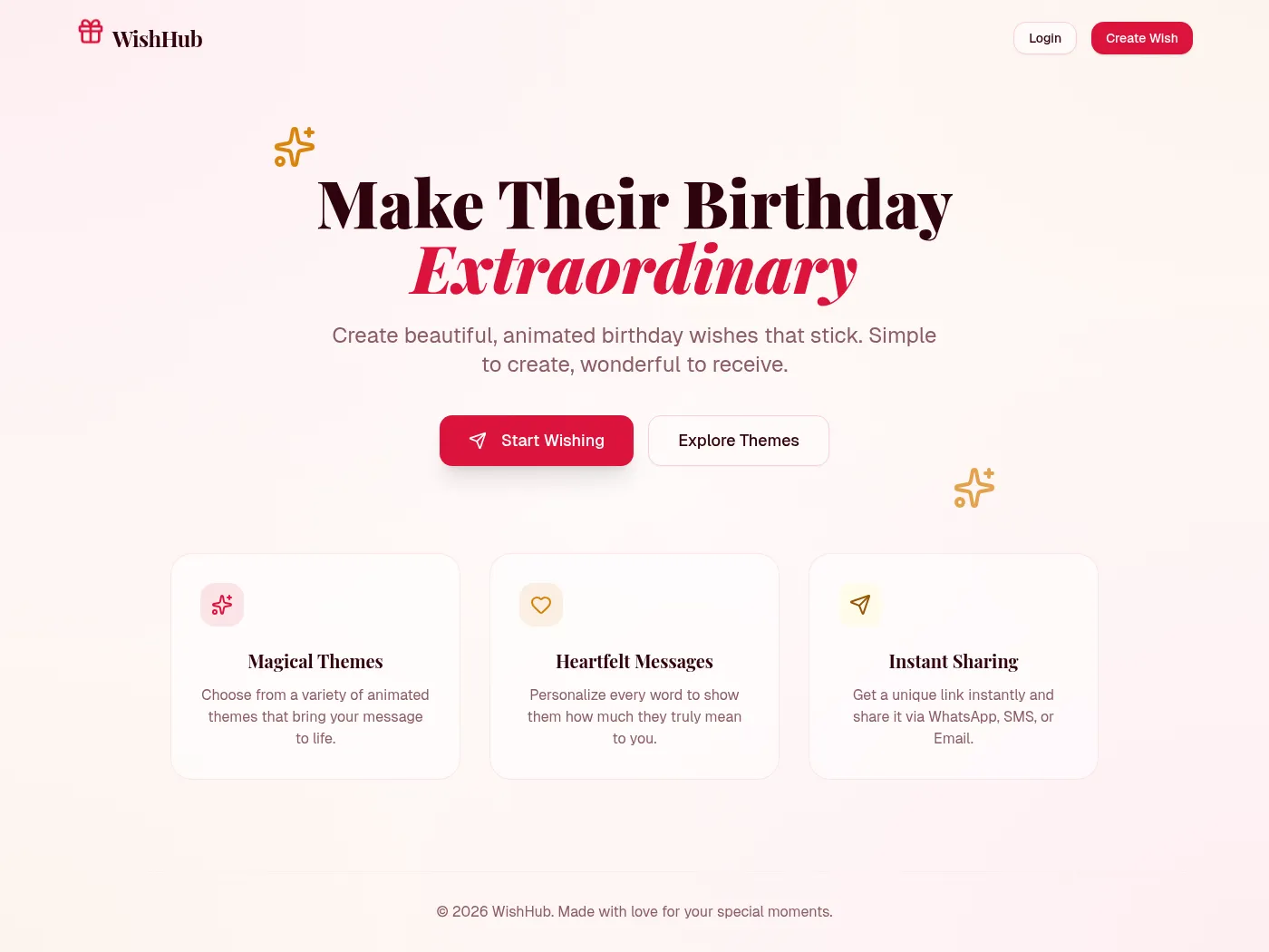 Birthday Wishes Hub