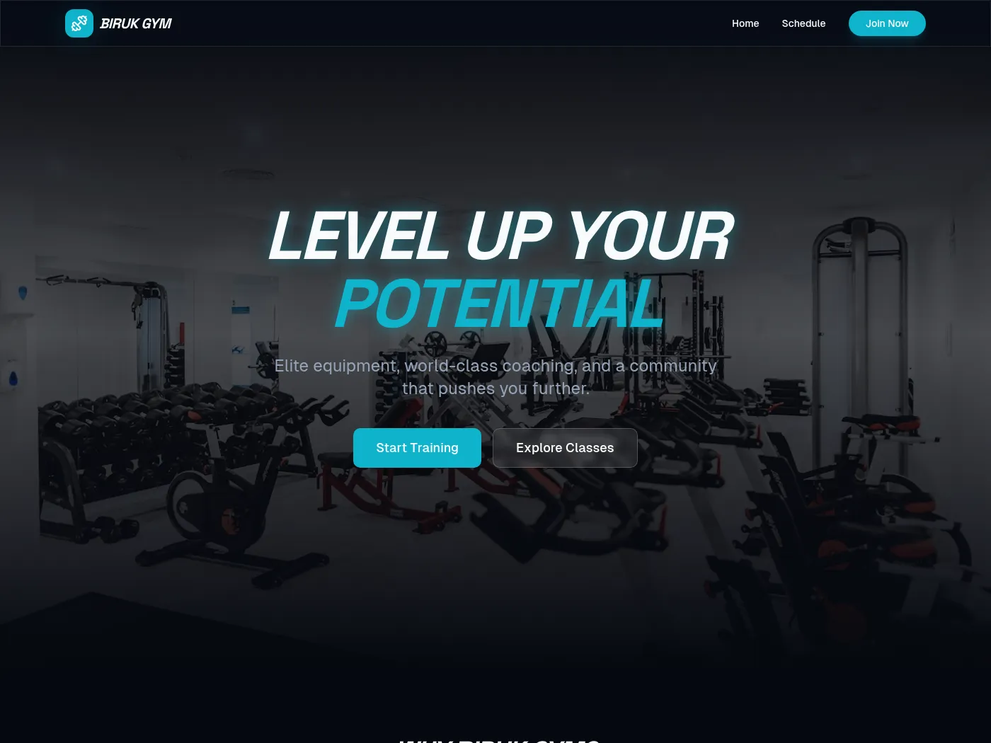 Biruk Gym Portal