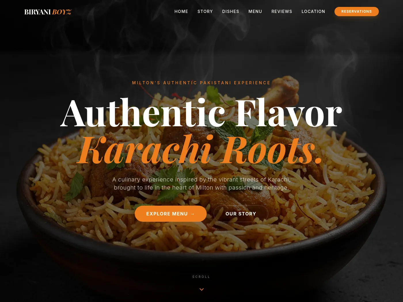 Biryani Boyz Luxe Landing