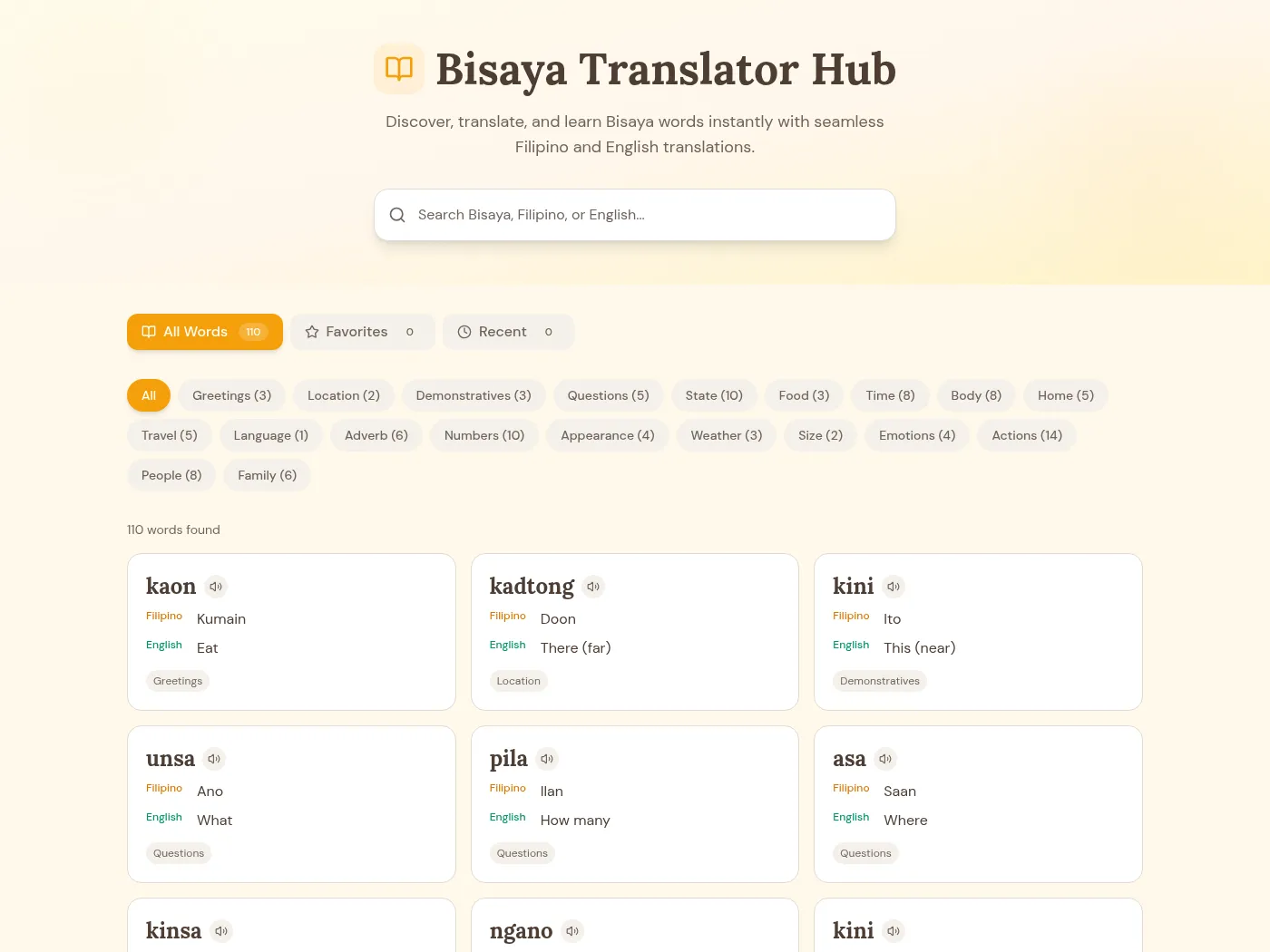 Bisaya Translator Hub