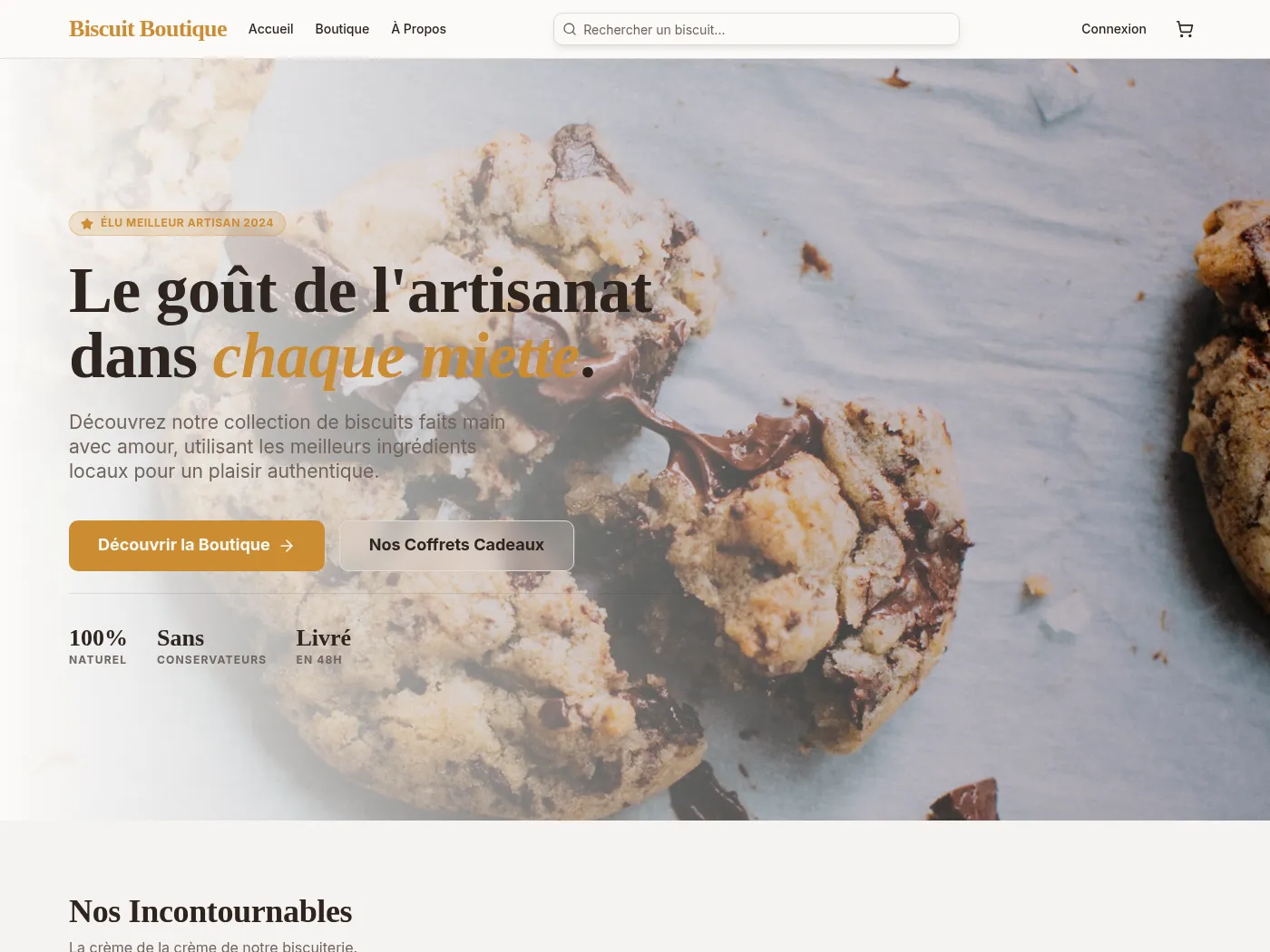 Biscuit Boutique Webshop