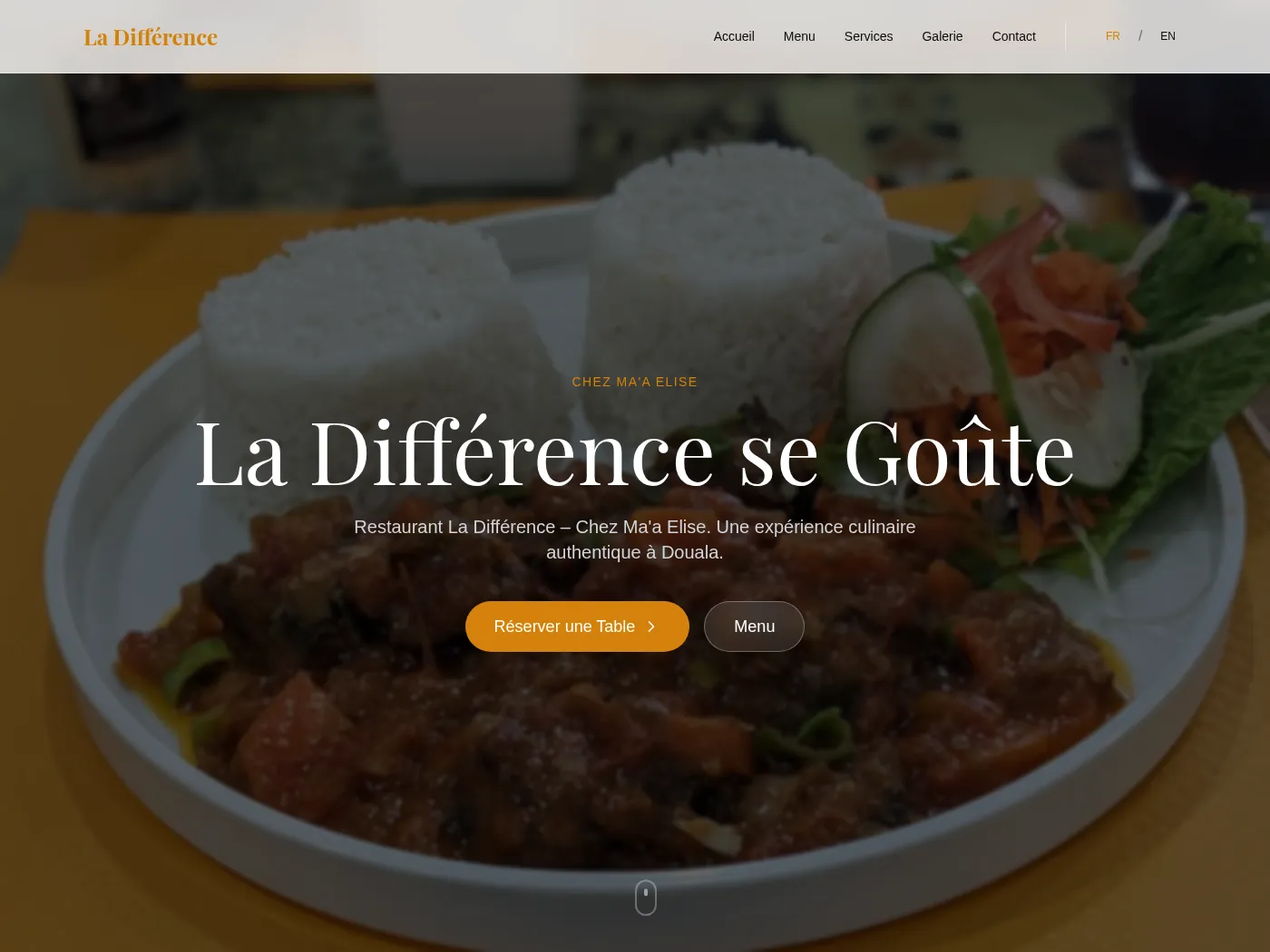 Bistro Bilingual Website