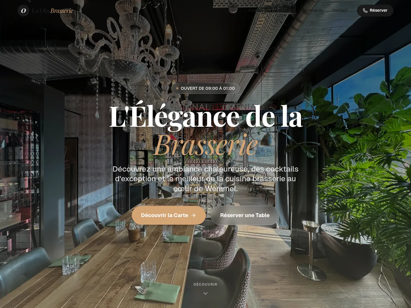 BistroUX Landing Page