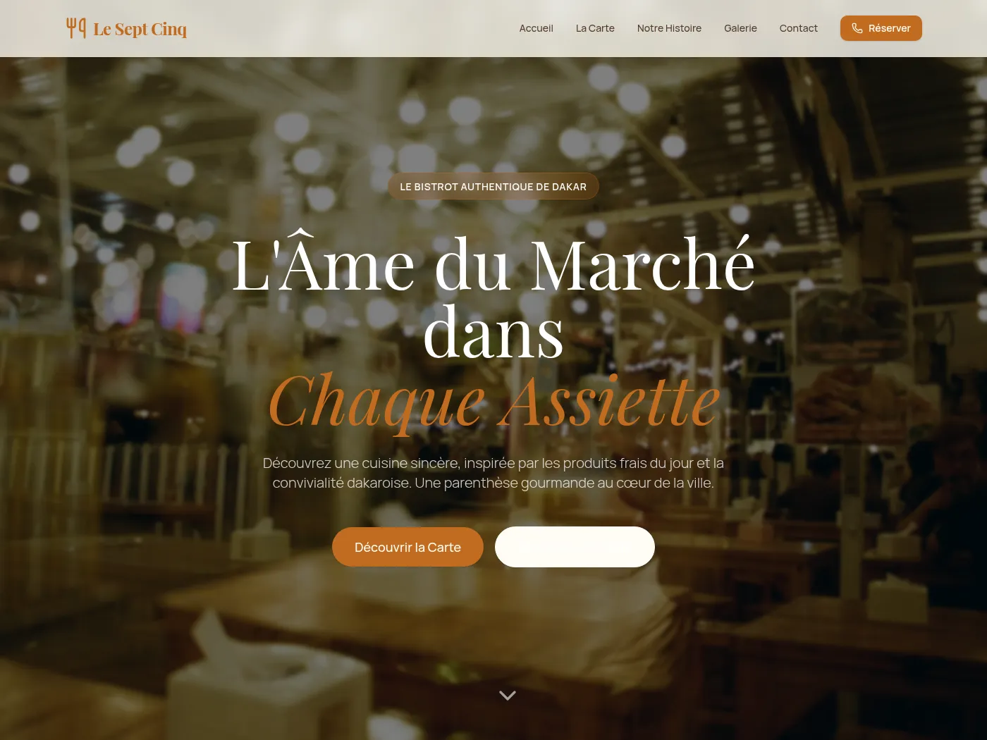 Bistrot du Marché Site