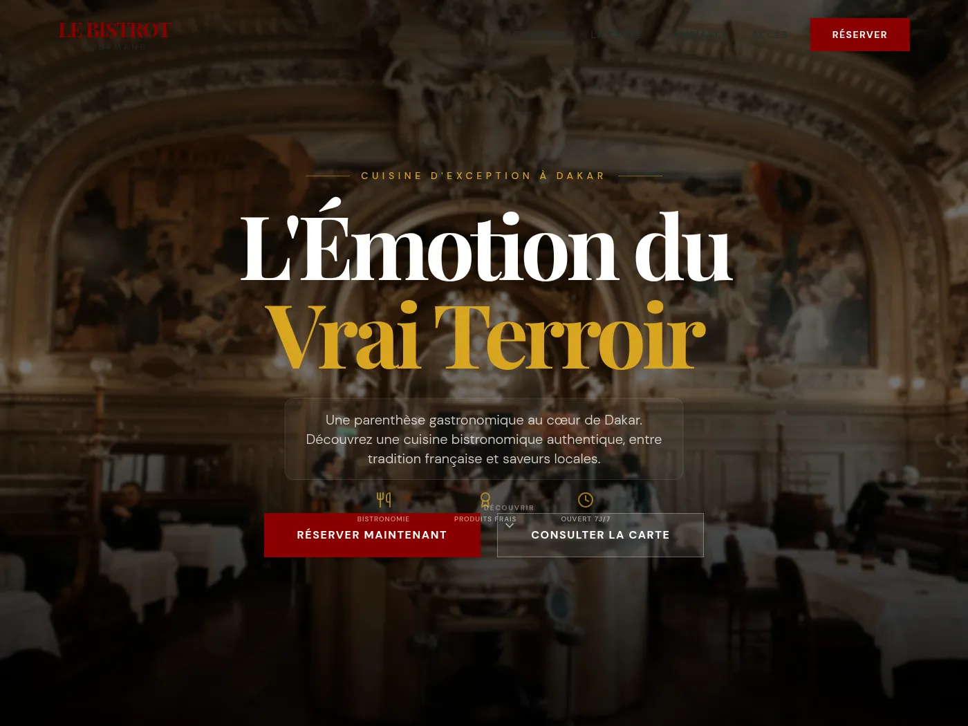 Le Bistrot Gourmand Site