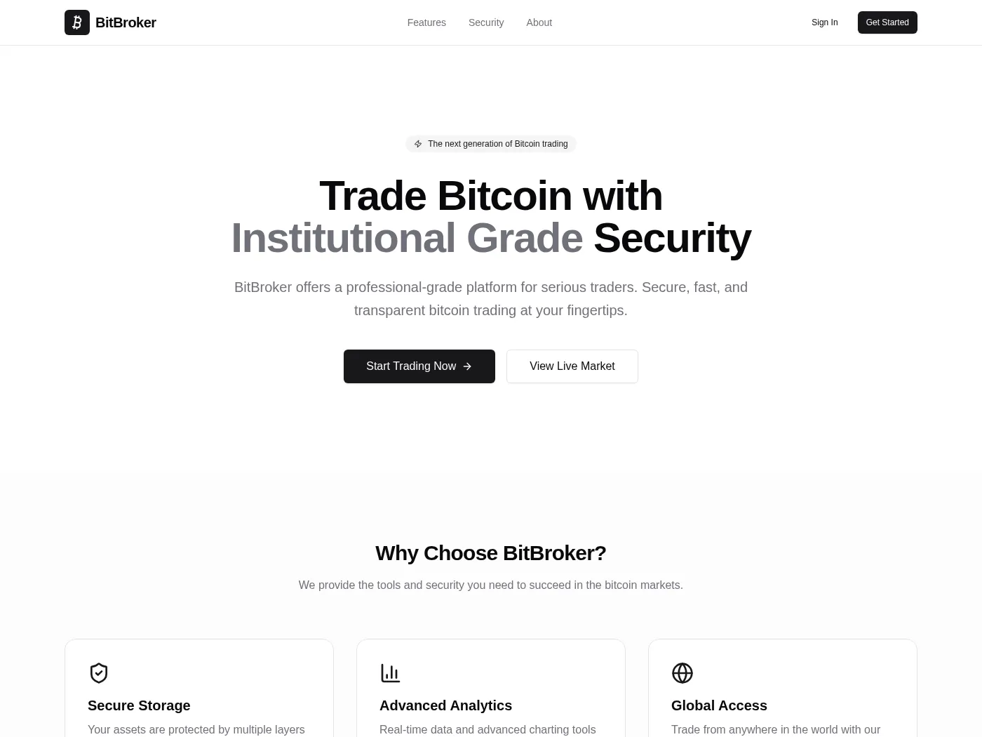 BitBroker Portal