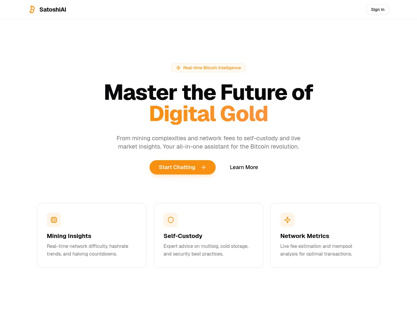 Bitcoin AI Chatbot