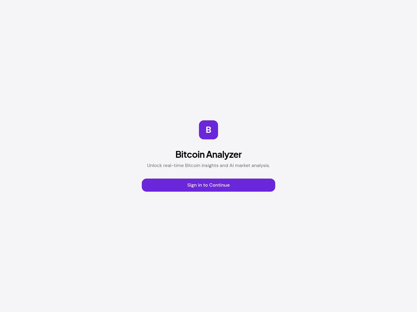 Bitcoin Analyzer