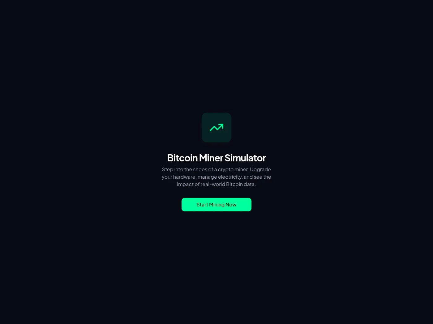 Bitcoin Mining Simulator