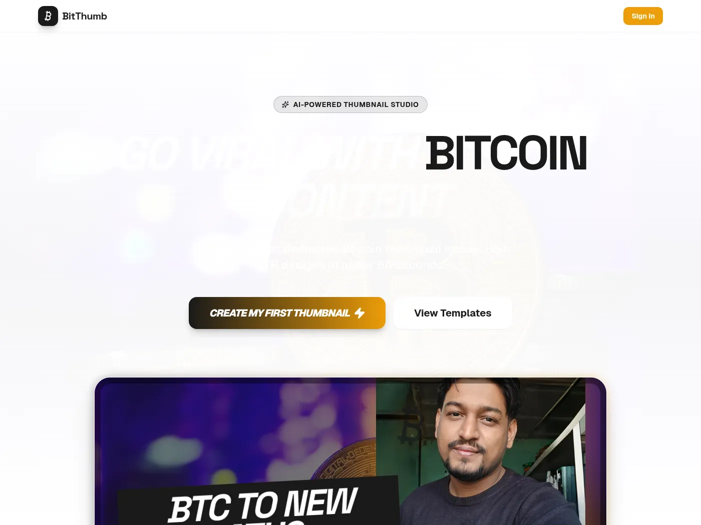 Bitcoin Thumbnail Maker