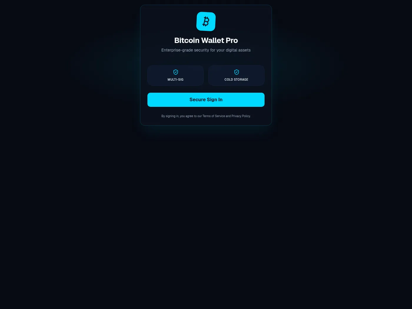 Bitcoin Wallet Pro
