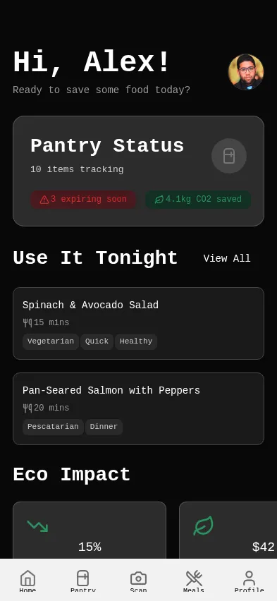 BiteWise Food Waste App