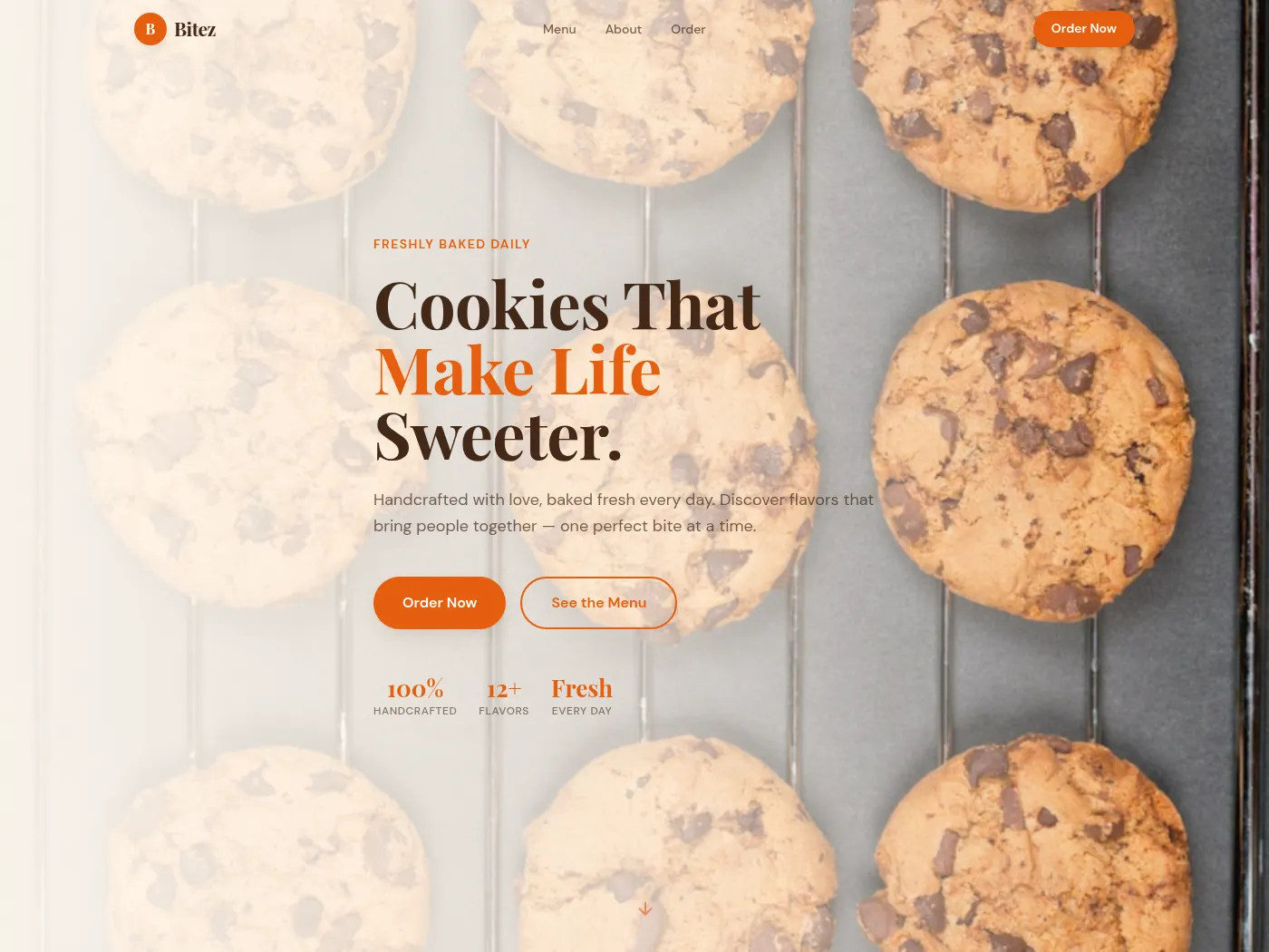 Bitez Cookie Website
