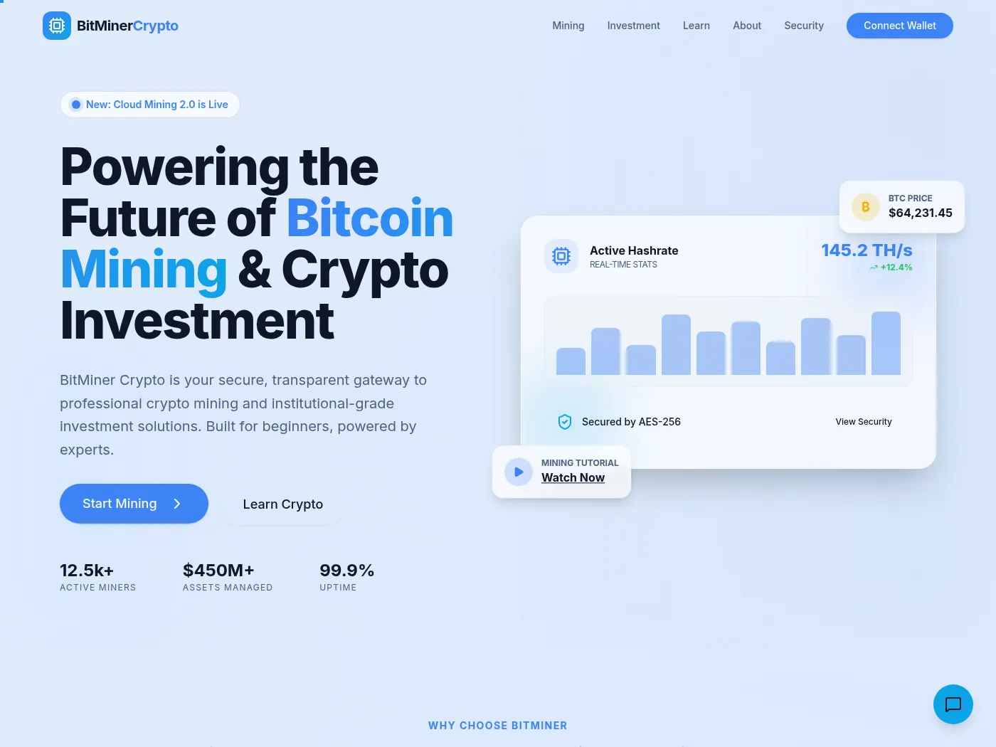 BitMiner Crypto Web App